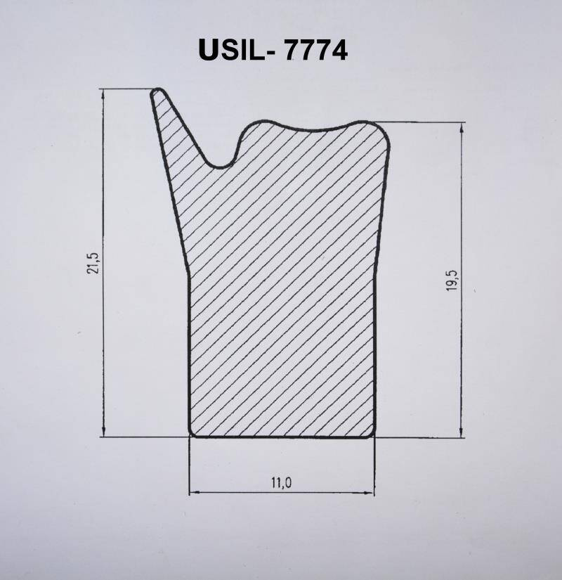 Uszczelka silikonowa MVQ-7774 +200*C | Wyroby silikonowe \ Uszczelki ...